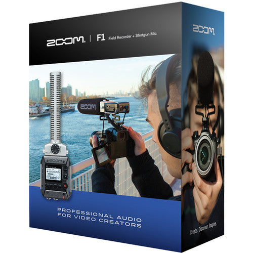 Zoom F1-SP 2-Input / 2-Track Portable Field Recorder with Shotgun Micr ...
