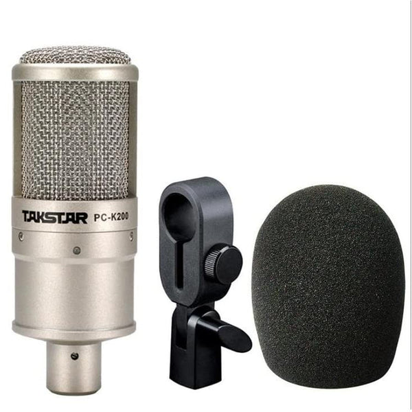 Takstar PC-K200 Condenser Recording Microphone for Professional Live S ...