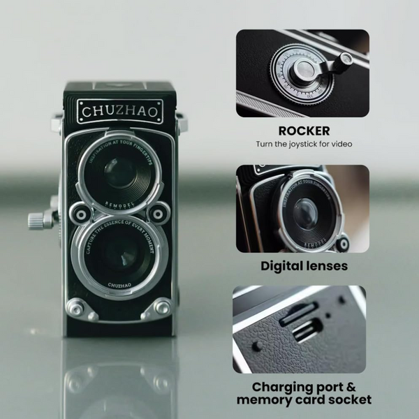 CHUZHAO M1 Digital Camera Twin Lens Reflex Point and Shoot 12MP Mini V – Camera Commons