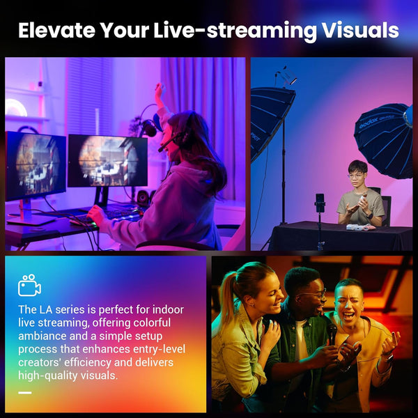 Godox Litemons LA150R / LA300R RGB LED Monolight Full Color Studio Lig ...